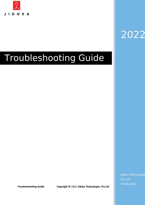 SOLUTION Troubleshooting Guide Studypool