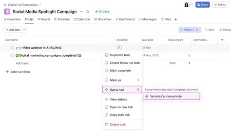Manual Rule Triggers