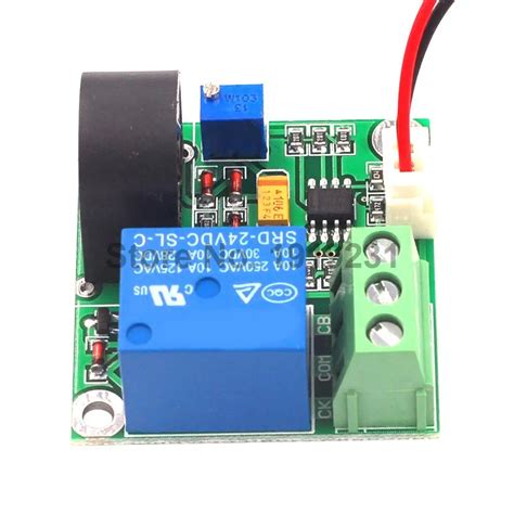 1pcs 24v 0 5a Ac Current Detection Sensor Module 5a Switch Output
