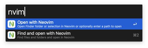 Open Files And Folders In Neovim Share Your Workflows Alfred App Community Forum