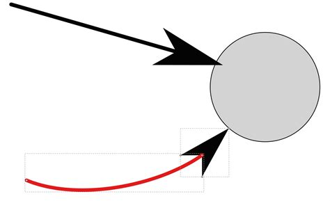 Arrow How To Prevent Arrowheads From Overlapping Objects In Inkscape Graphic Design Stack