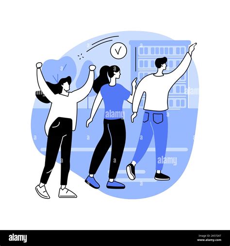 Complete Tasks Isolated Cartoon Vector Illustrations Stock Vector Image