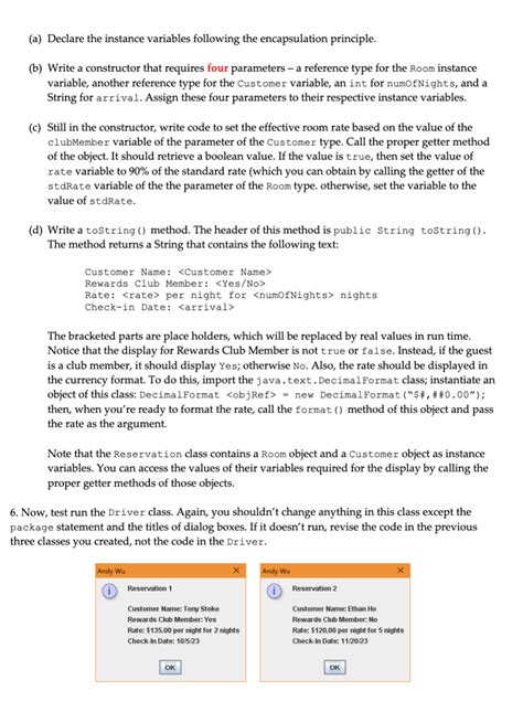 solved a declare the instance variables following the