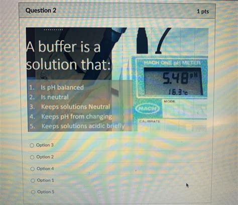 solved question 2 1 pts a buffer is a solution that 17 hach