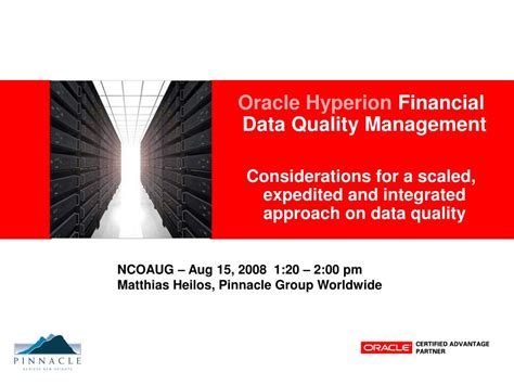 ppt oracle hyperion financial data quality management powerpoint