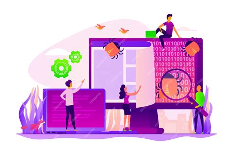 Premium Vector Software Testing Concept