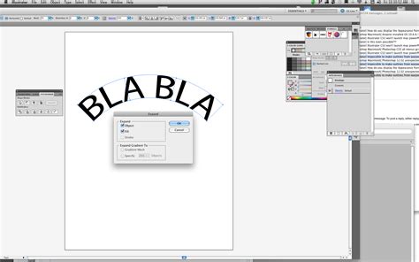 Solved Impossible To Make Outlines From Warped Text Adobe Product Community 3187713