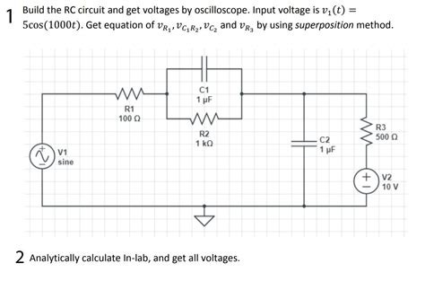 Solved Build The RC Circuit And Get Voltages By SolutionInn