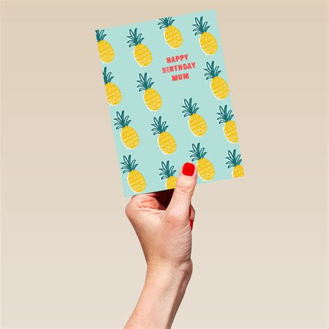 Personalised For Mum Birthday Pineapple Card Hallmark