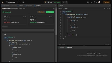 Ritesh Patel On Linkedin Day30 Cpp Consistency Streak Datastructure Dsa Codingchallenge