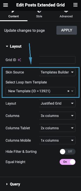 how to use loop item templates in archives thegem wordpress
