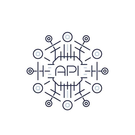 Api Icon Application Programming Interface Software Protocols Line