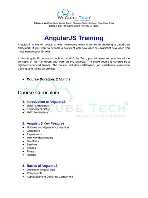 Wscube Tech Angularjs Training Pdf Angular Js Internet And Web