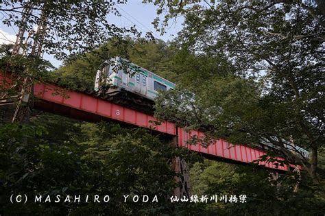 JR仙山線新川川橋梁宮城県仙台市青葉区 Bridge a day