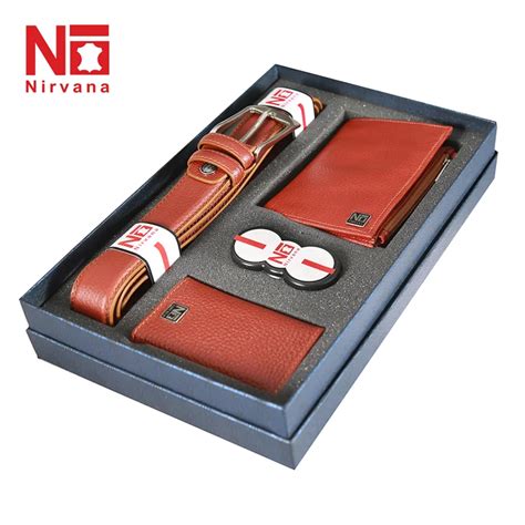 کیف حسام ست کیف پول و کمربند و جاکلیدی مردانه مدل 07