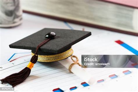 대학원 국제 해외 개념 졸업 모자 문서 보고서 차트에 가까운 스크롤 인증서 해외 대학원 유학 프로그램 학생 외국 카운티 연구