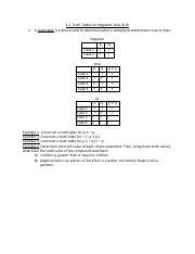 3 2 Truth Tables For Negation And Or PDF Pdf 3 2 Truth Tables For Negation And Or A