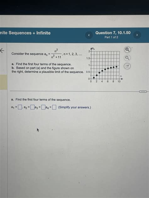 solved consider the sequence an n2n2 11 n 1 2 3 dotsa ﻿find