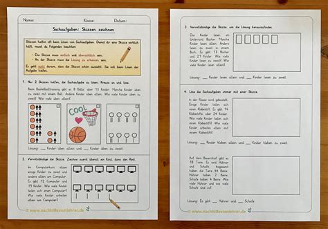 Sachaufgaben Textaufgaben Klasse 4 Nachhilfevomlehrerde