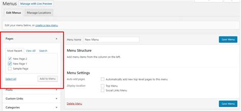 Adding A Dropdown Menu With Pages In Wordpress A Step By Step Guide
