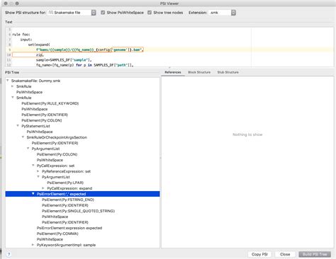 Parsing Error False Positive Issue Jetbrains Research Snakecharm Github