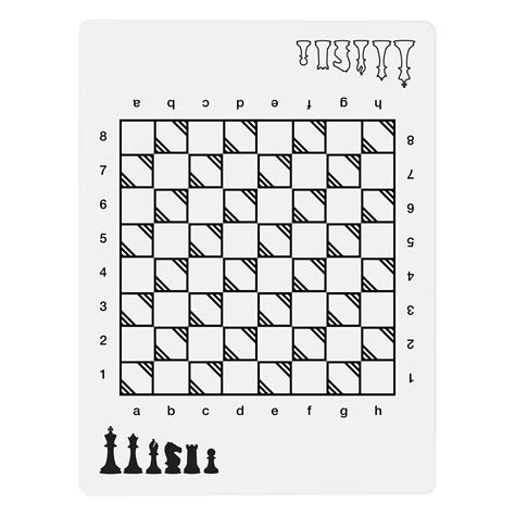 Blank Chess Board With Numbers
