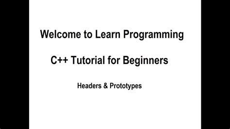 Learn Programming In C For Beginners Tutorial 28 Headers And