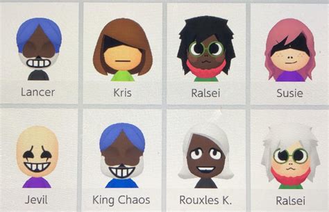 A While Ago I Posted My Undertale Deltarune Miis But Since Then Ive