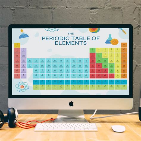 Interactive Periodic Table Printable Template In Pdf And Word