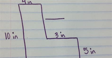 Finding Missing Sides Of Irregular Shapes Worksheet