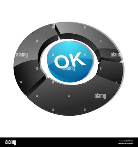 Illustration Of Ok Button On White Background Stock Vector Image And Art Alamy Illustration Of Ok Button On White Background Stock Vector Image And Art Alamy