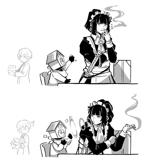 Sinclair Ryoshu And Dante Project Moon And More Drawn By Lostthingy Danbooru