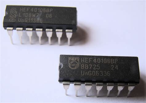 40106 Hex Inverting Schmitt Trigger Hacktronics