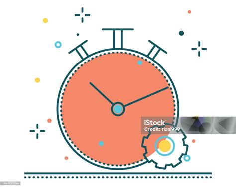 스톱 워치 라인 가득 아이콘 일러스트 벡터 초시계 일러스트 벡터 스톱 워치 라인 채워진된 웹사이트 아이콘 가득 찬에 대한 스톡 벡터 아트 및 기타 이미지 Istock