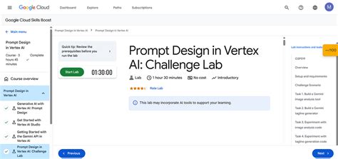 🧠 Mastering Prompt Design In Vertex Ai My Hands On Lab Experience By Manasijadhav May 2025