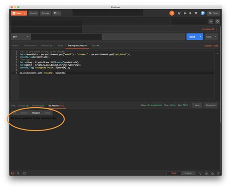 Dark Mode Skipped Tests Text Issue · Issue 5515 · Postmanlabs