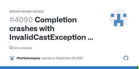 Completion Crashes With Invalidcastexception On Completionlist Type