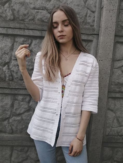 Летний кардиган крючком в интернет магазине на Ярмарке Мастеров Кардиганы Брянск доставка