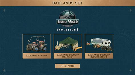Jurassic World Evolution 3 Badlands Set Buy Games Steam Keys And More
