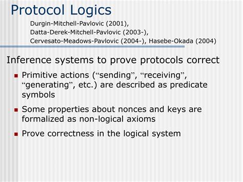 Ppt Correctness Proofs And Counter Model Generation With Authentication Protocol Logic