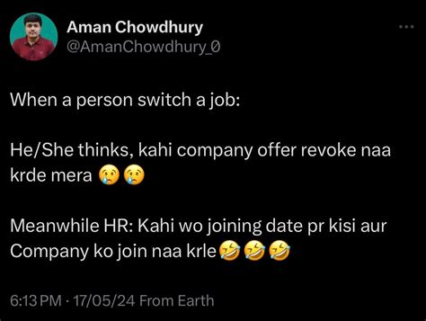 Aman Chowdhury 🇮🇳 On Linkedin This Is Corporate 😅😅