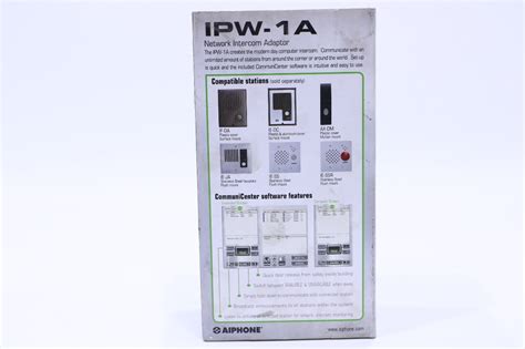NEW AIPHONE IPW 1A NETWORK INTERCOM ADAPTER Premier Equipment Solutions Inc