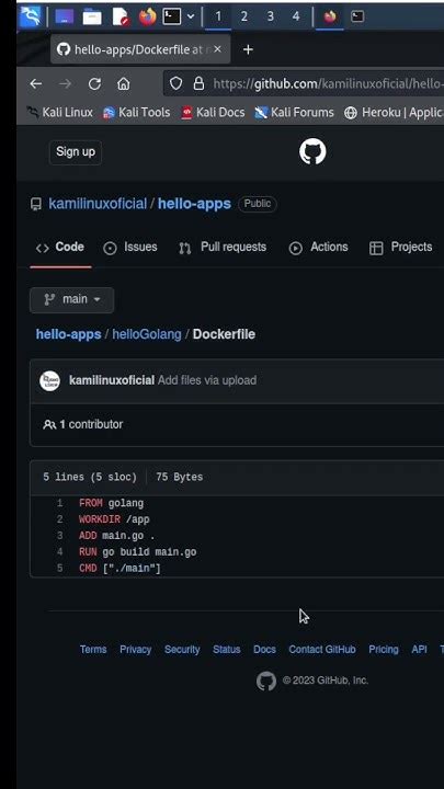Shorts 22 Hola Mundo De Golang En 2 Minutos Docker Golang Helloworld Youtube