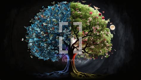 The Tree Of Knowledge Of Good And Evil Digital — Photo — Lightstock
