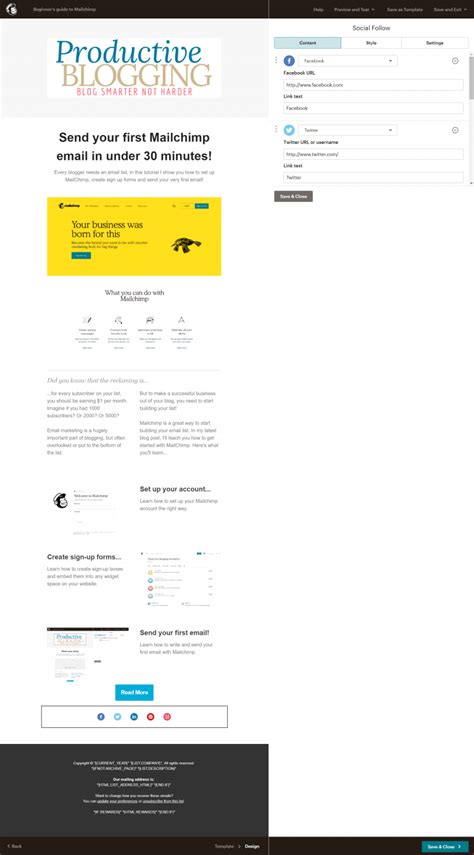 A Beginners Guide To Mailchimp For Bloggers Productive Blogging