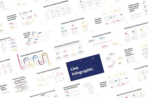 Line Process Infographic Incl Line And Chart Envato