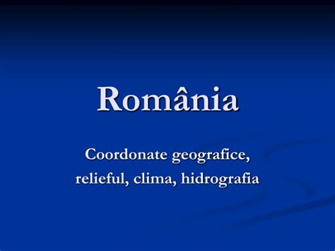 PPT România PowerPoint Presentation free download ID 1339041