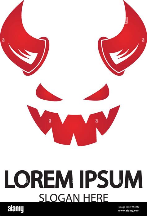 Devil Logo Vector Icon Template Stock Vector Image And Art Alamy
