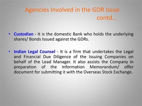 Global Depository Receipts Pptx
