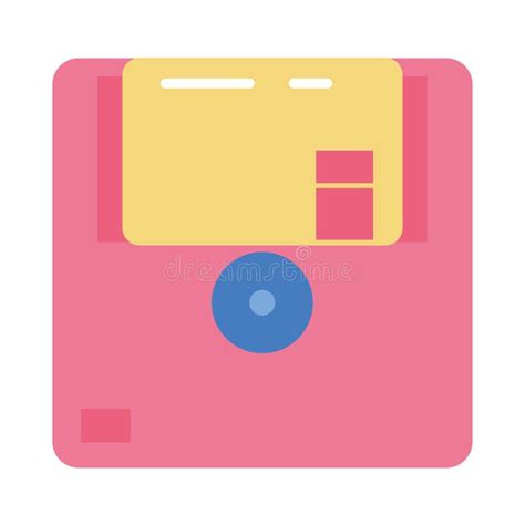 Floppy Disk Data Storage Stock Vector Illustration Of Nostalgic 273090947